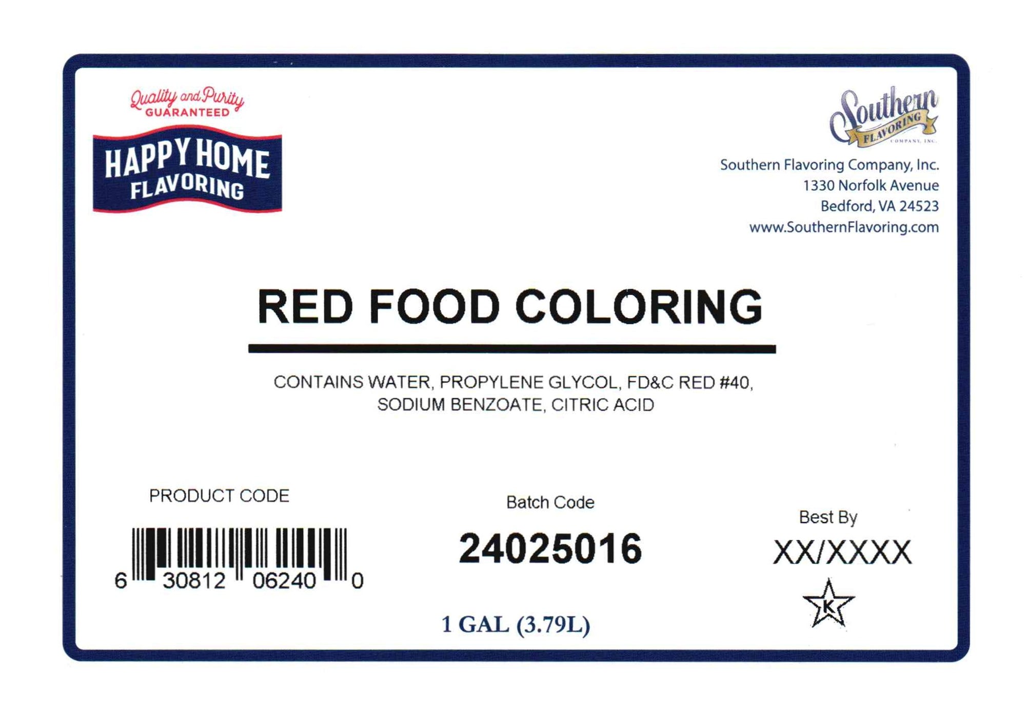 Red Food Color - Southern Flavoring – Southern Flavoring Company