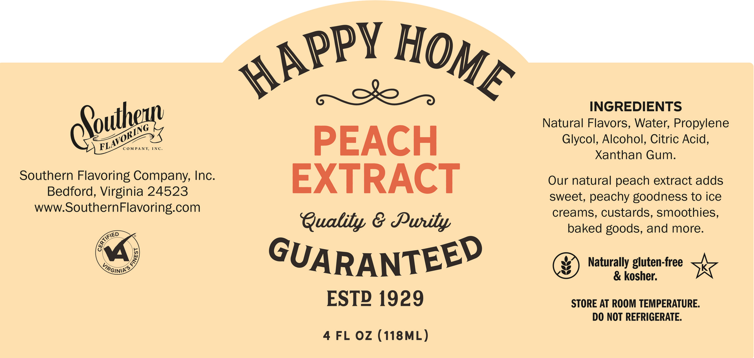 Peach Extract - Southern Flavoring – Southern Flavoring Company